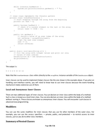 Class notes(week 3) on class objects and methods | DOCX