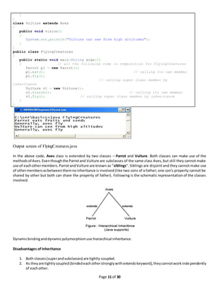 Class notes(week 6) on inheritance and multiple inheritance | PDF