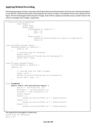 Class notes(week 6) on inheritance and multiple inheritance | PDF