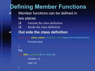 Class object | PPT