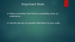 Class, object and inheritance in python | PPTX