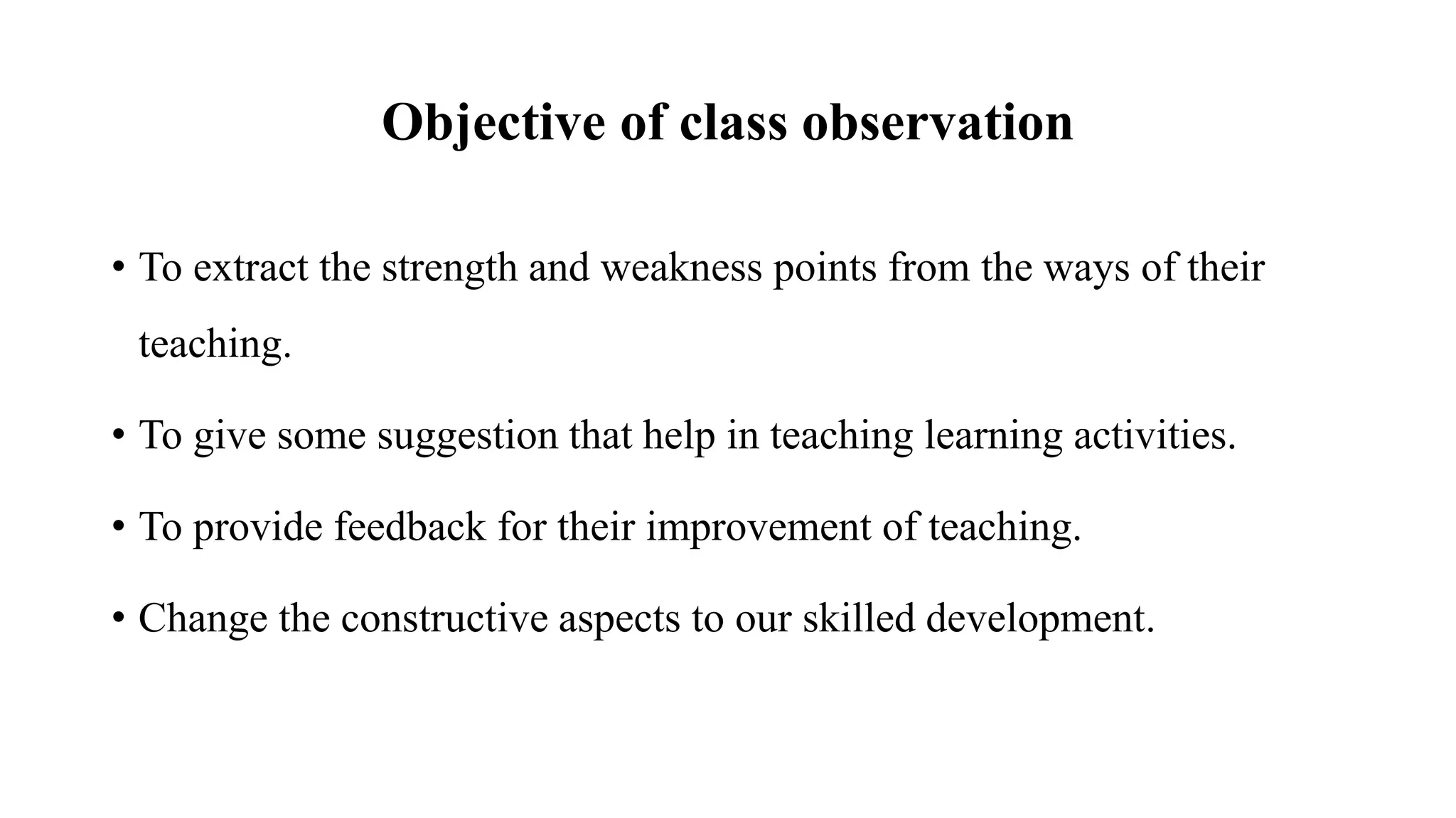 Class observation in janamaitri campus by parshuram | PPT