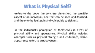 Physical and Extended Self and Material Self.pptx