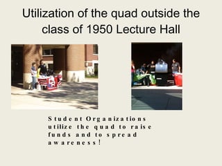 Beyond the Class of 1950 lecture hall | PPT