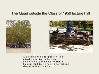 Beyond the Class of 1950 lecture hall | PPT