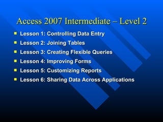 Class offerings office 2007 | PPT | Desktop Publishing | Computer ...