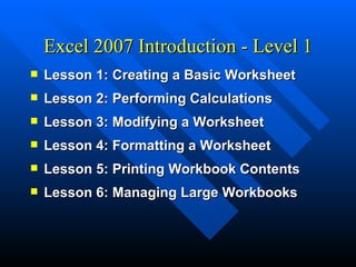 Class offerings office 2007 | PPT