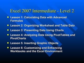 Class offerings office 2007 | PPT