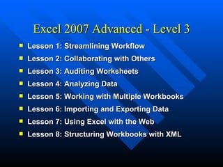 Class offerings office 2007 | PPT