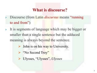 Class on Discourse Analysis | PPT