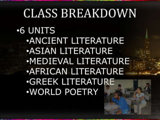 Class Opener 2009 | PPTX