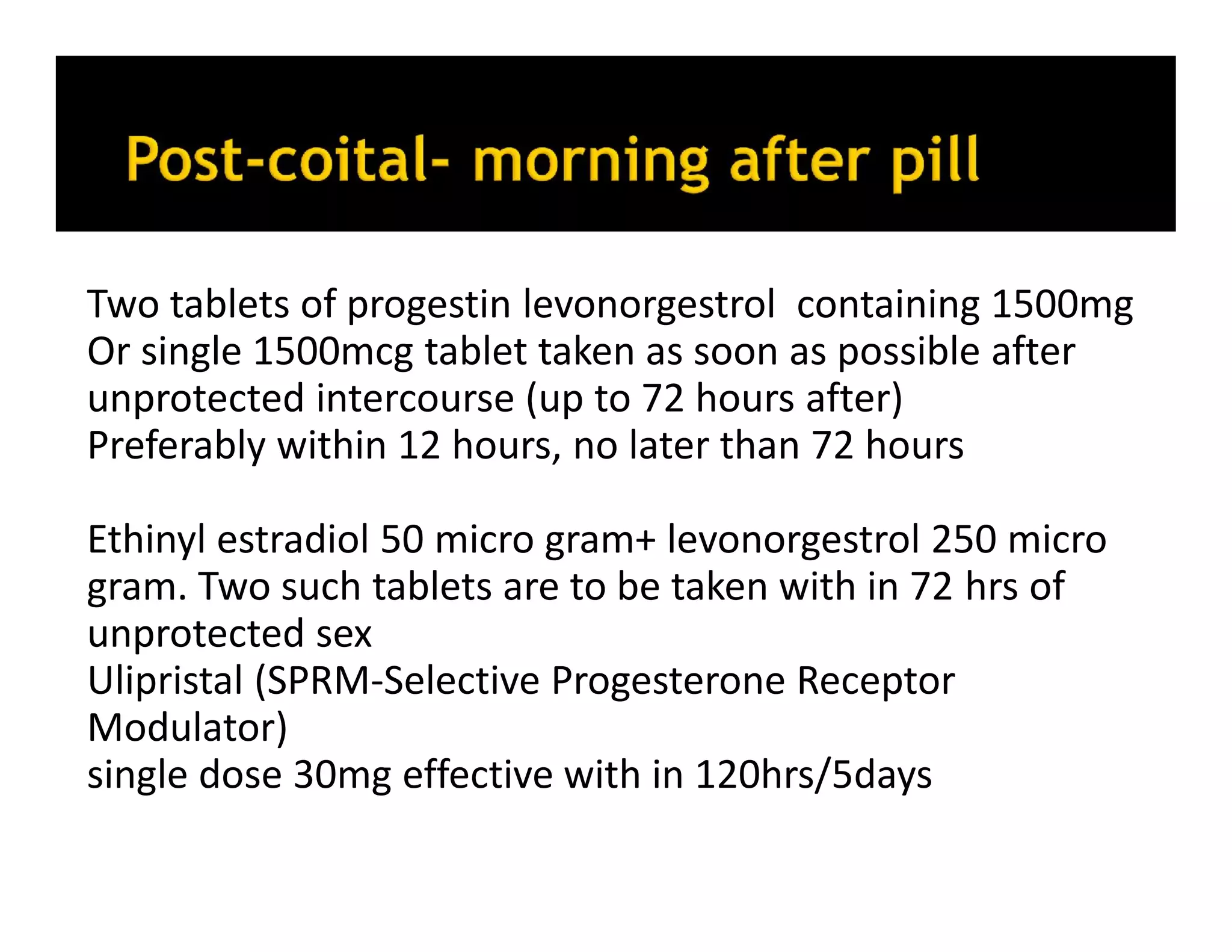 Class oral contraceptives | PDF