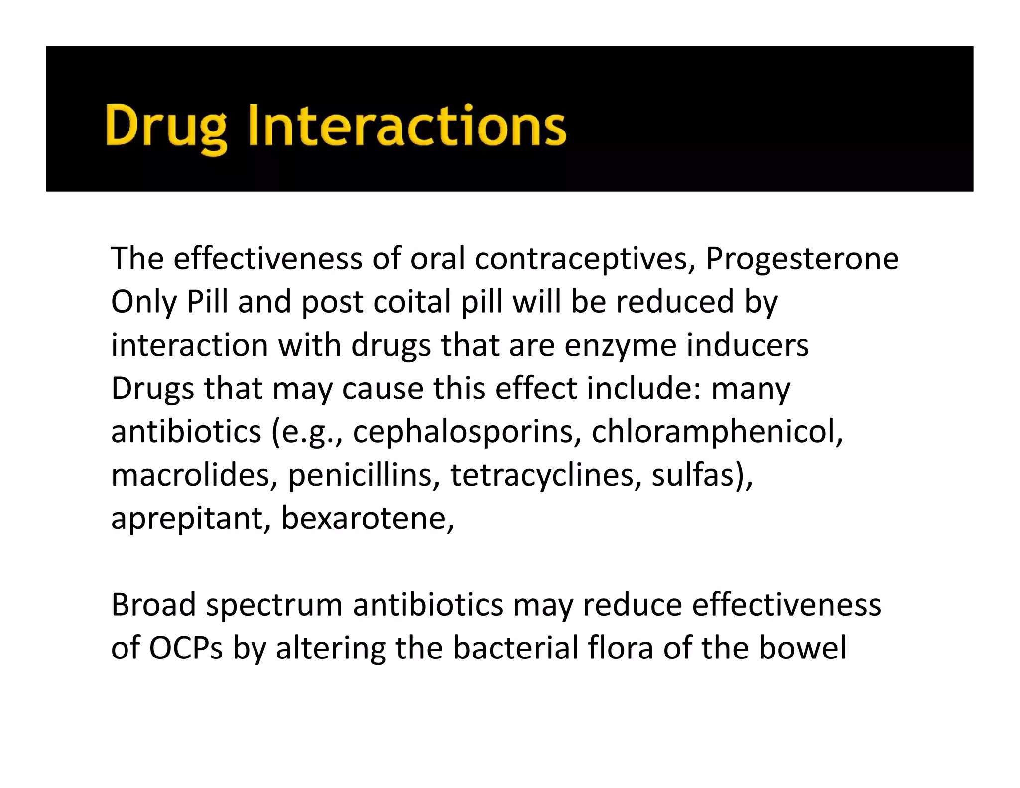 Class oral contraceptives | PDF