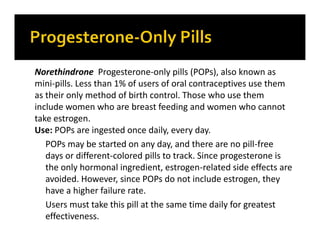 Class oral contraceptives | PDF