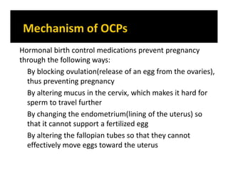 Class oral contraceptives | PDF