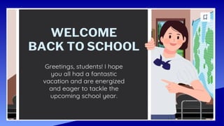 Class Orientation in the beginning of the school year | PPTX