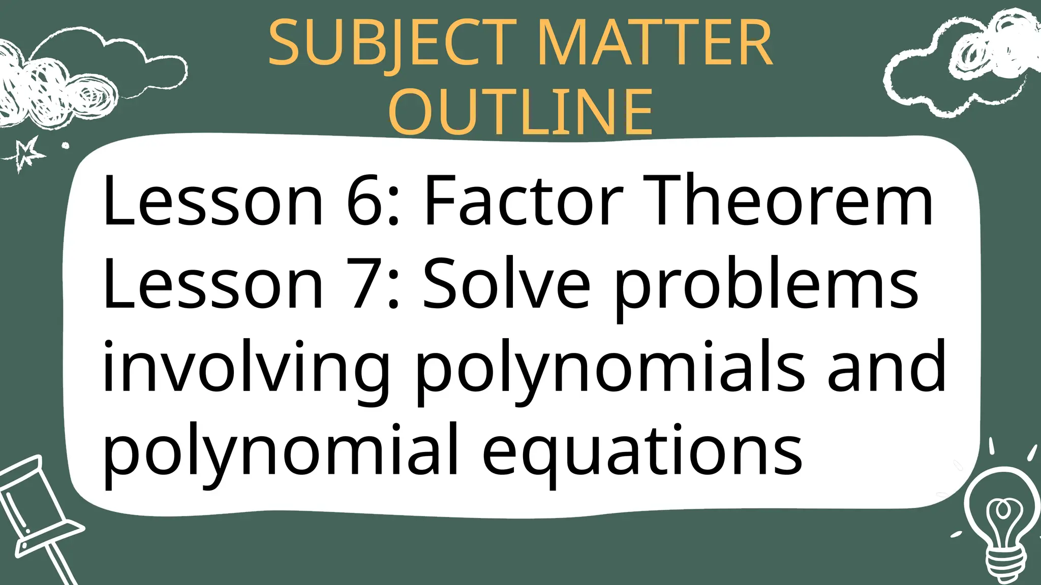 CLASSROOM ORIENTATION FOR MATHEMATICS GRADE 10 | PPTX