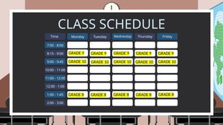 Class Orientation 2.1. JUNIOR HIGH SCHOOL | PPTX