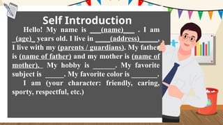 CLASS ORIENTATION CLASS ORIENTATION CLAS | PPTX