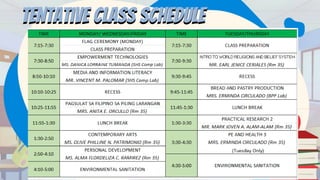 Class Orientation Presentation first day | PPTX