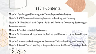 Class Orientation Technology for Teaching and Learning 1.pptx