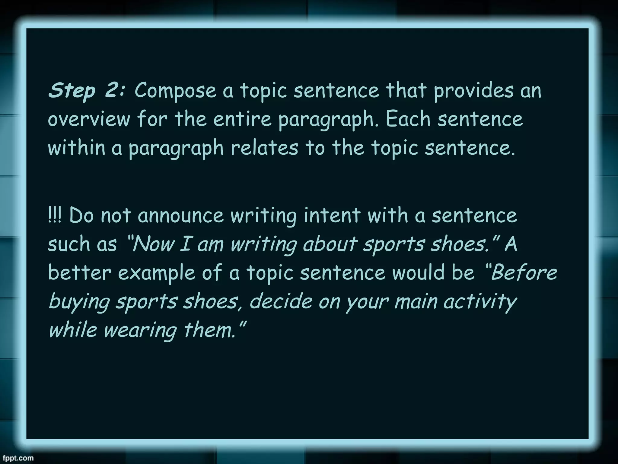 Classification Paragraph | PPT