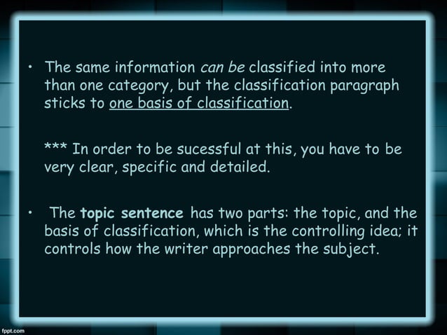 classification-paragraph