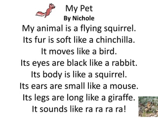 Miss Polk's Class poems | PPTX | Dogs | Pets