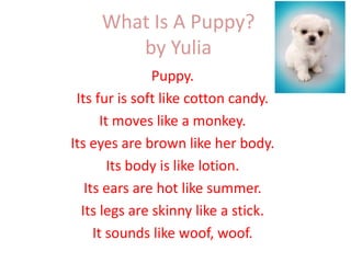 Miss Polk's Class poems | PPTX