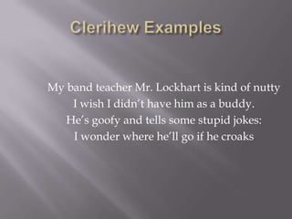 Class poems and notes | PPT