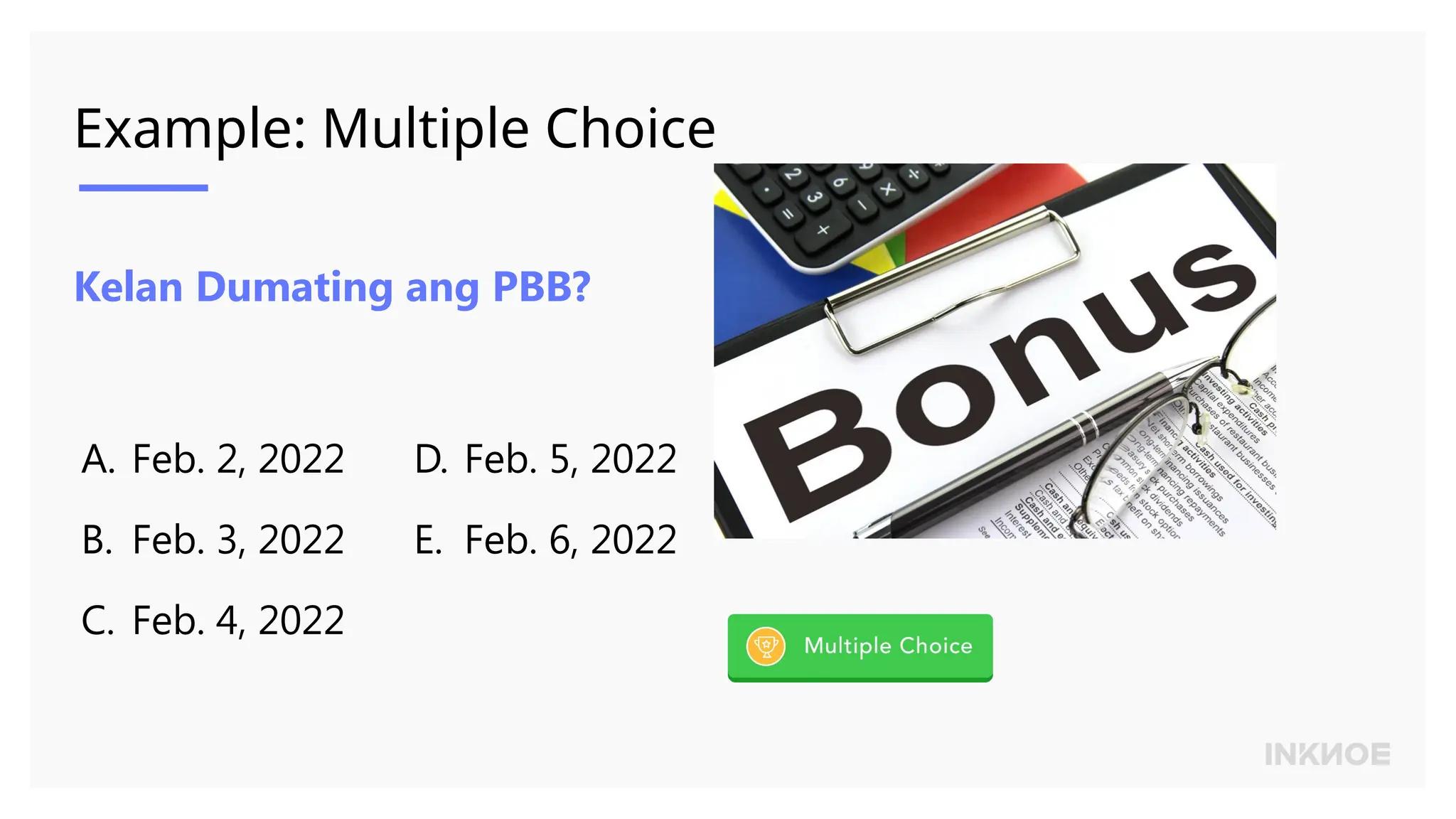 Interactive Presentation ClassPoint - Quiz Examples.pptx
