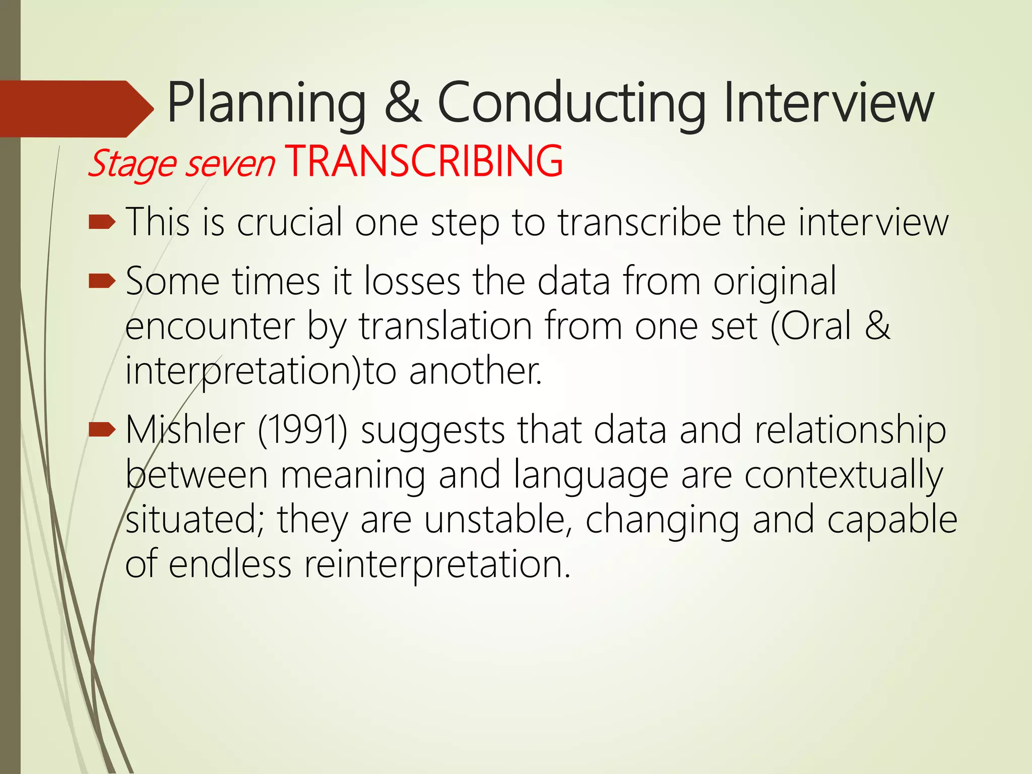 Interview & Focus Group | PPTX