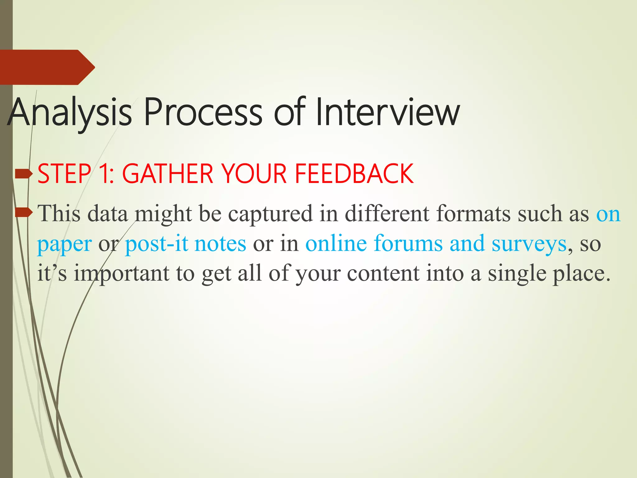 Interview & Focus Group | PPTX