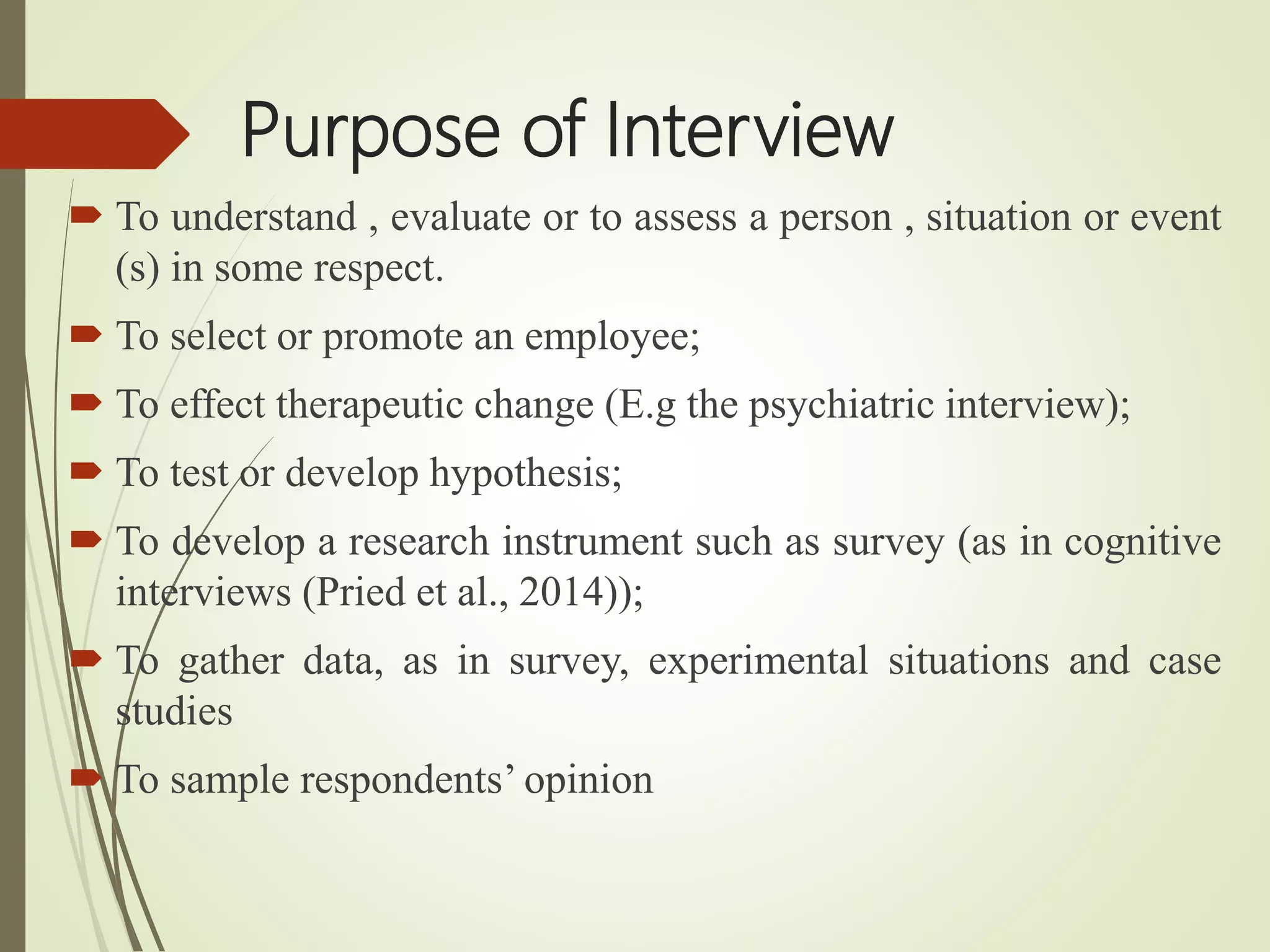 Interview & Focus Group | PPTX