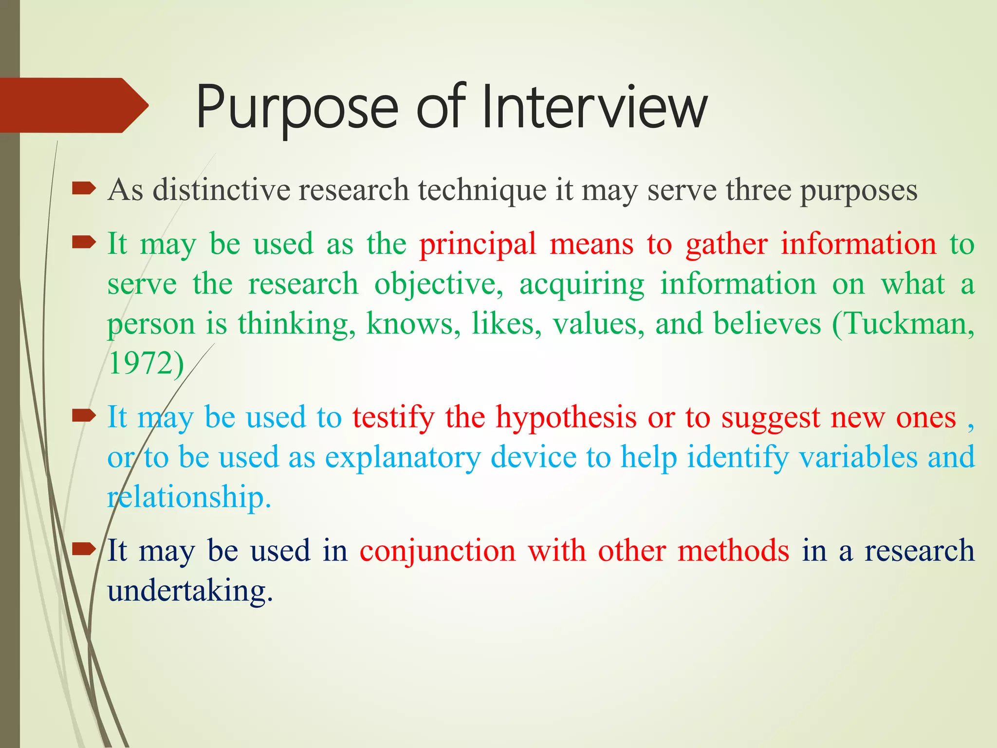 Interview & Focus Group | PPTX