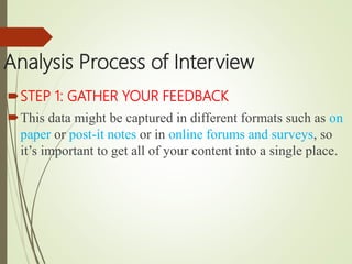 Interview & Focus Group | PPTX