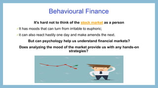 class PPT.pptx on the topic of behavioral finance | PPTX
