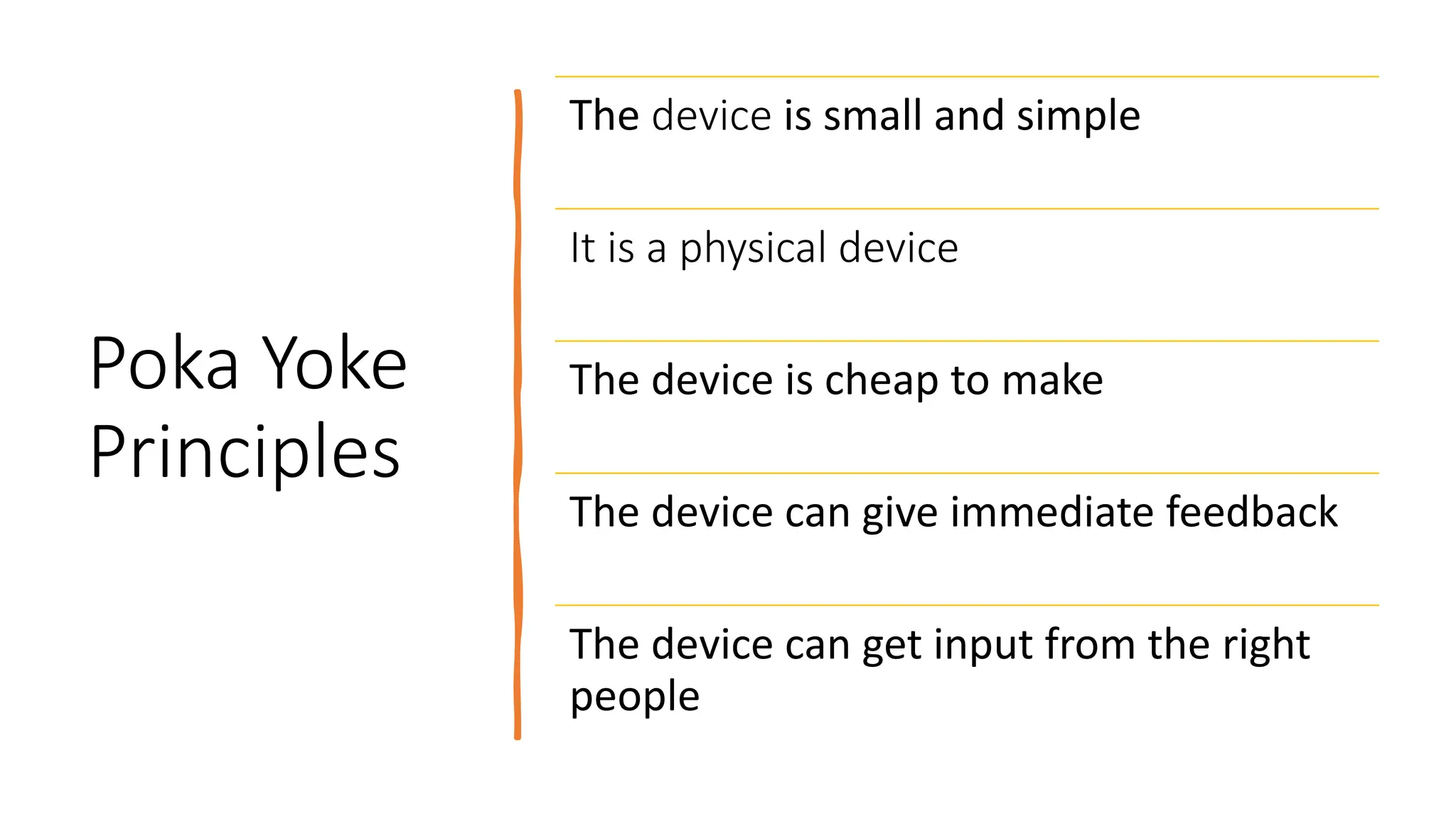 Class Practical on Poka Yoke guide on how | PPT
