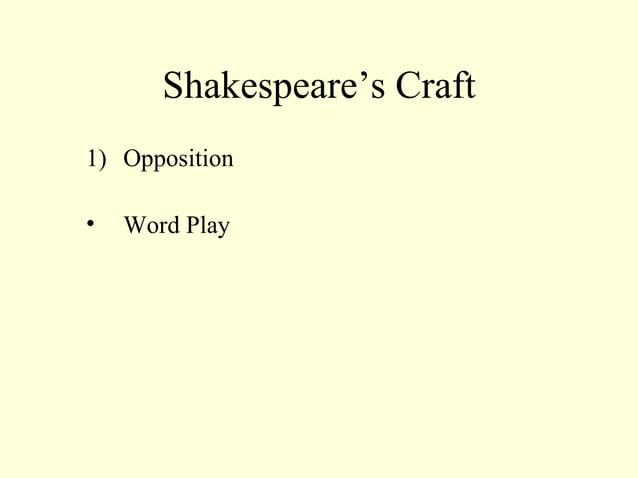SHAKESPEARE: IAMBIC PENTAMETER | PPT