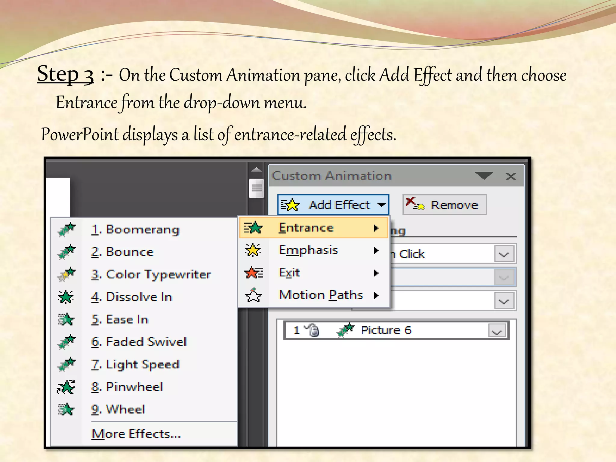 Applying Transition and Animation in Powerpoint | PPTX