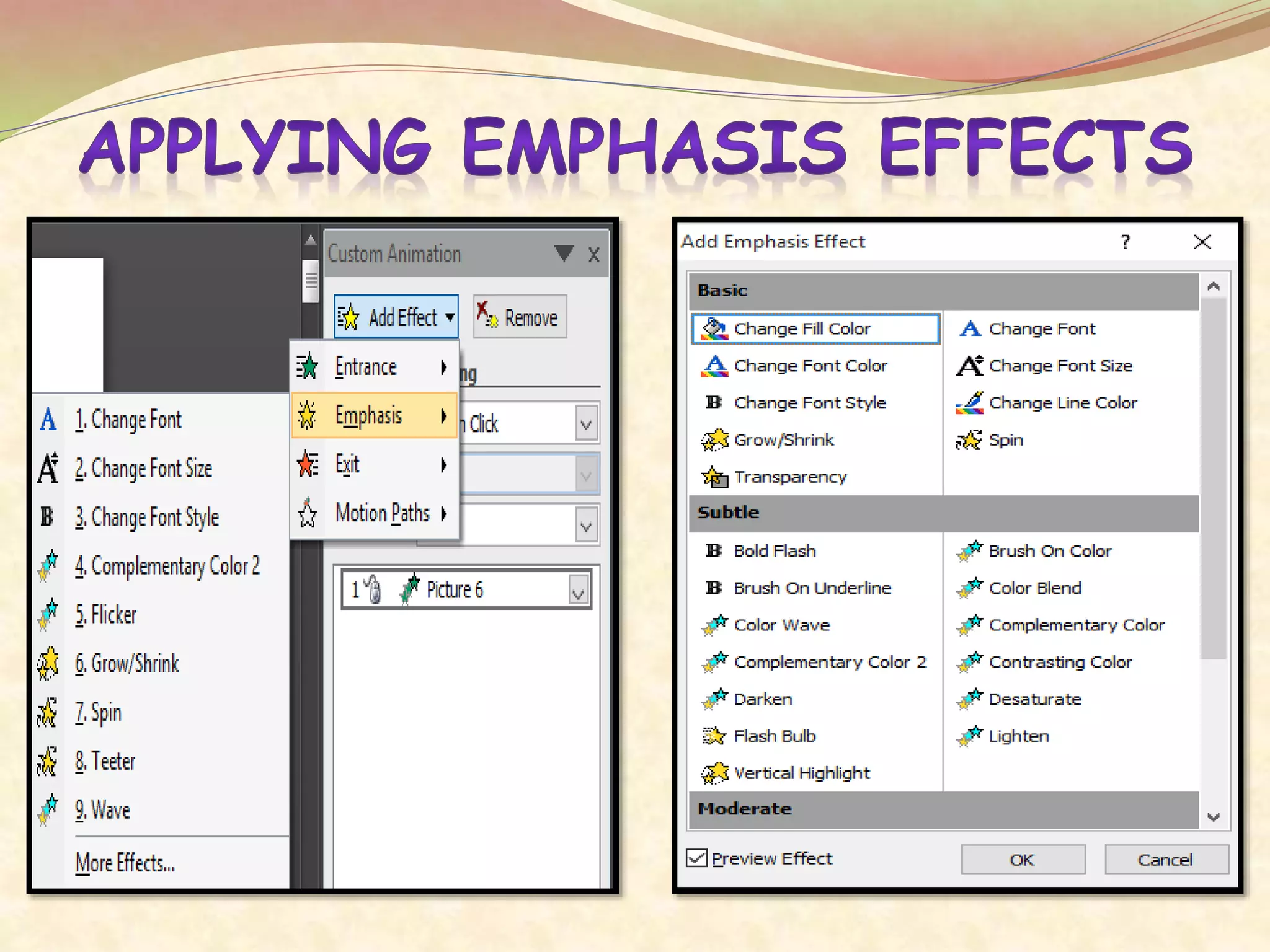 Applying Transition and Animation in Powerpoint | PPTX