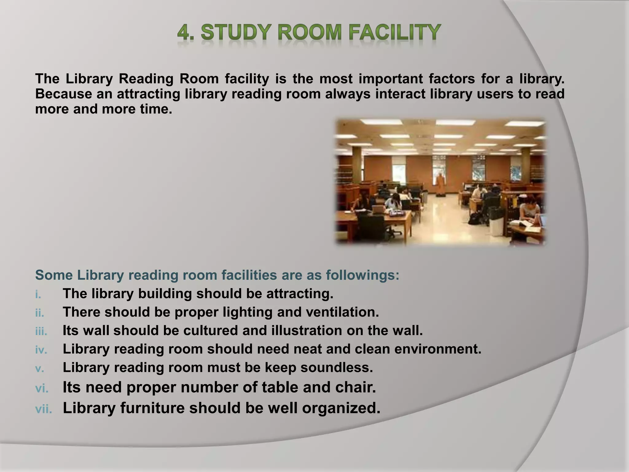 Library Reader's service section | PPTX