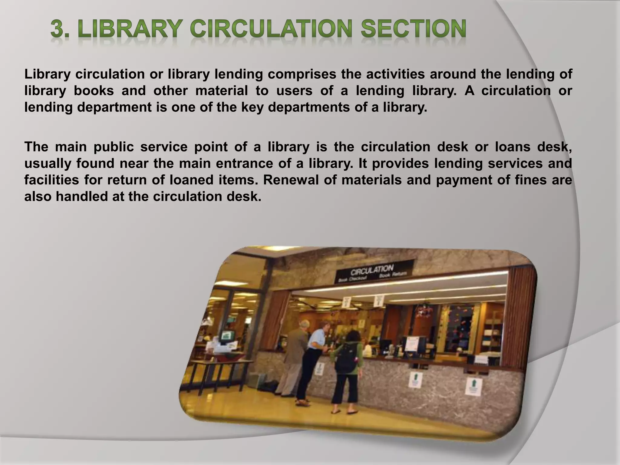 Library Reader's service section | PPTX