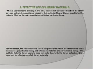 Library Reader's service section | PPTX