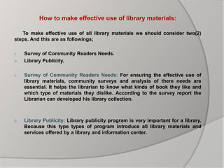 Library Reader's service section | PPTX