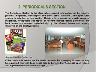 Library Reader's service section | PPTX