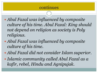 Ziauddin Barani and Abul Fazal ( A comparative study) | PPTX