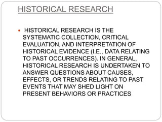 qualitative research designs | PPTX