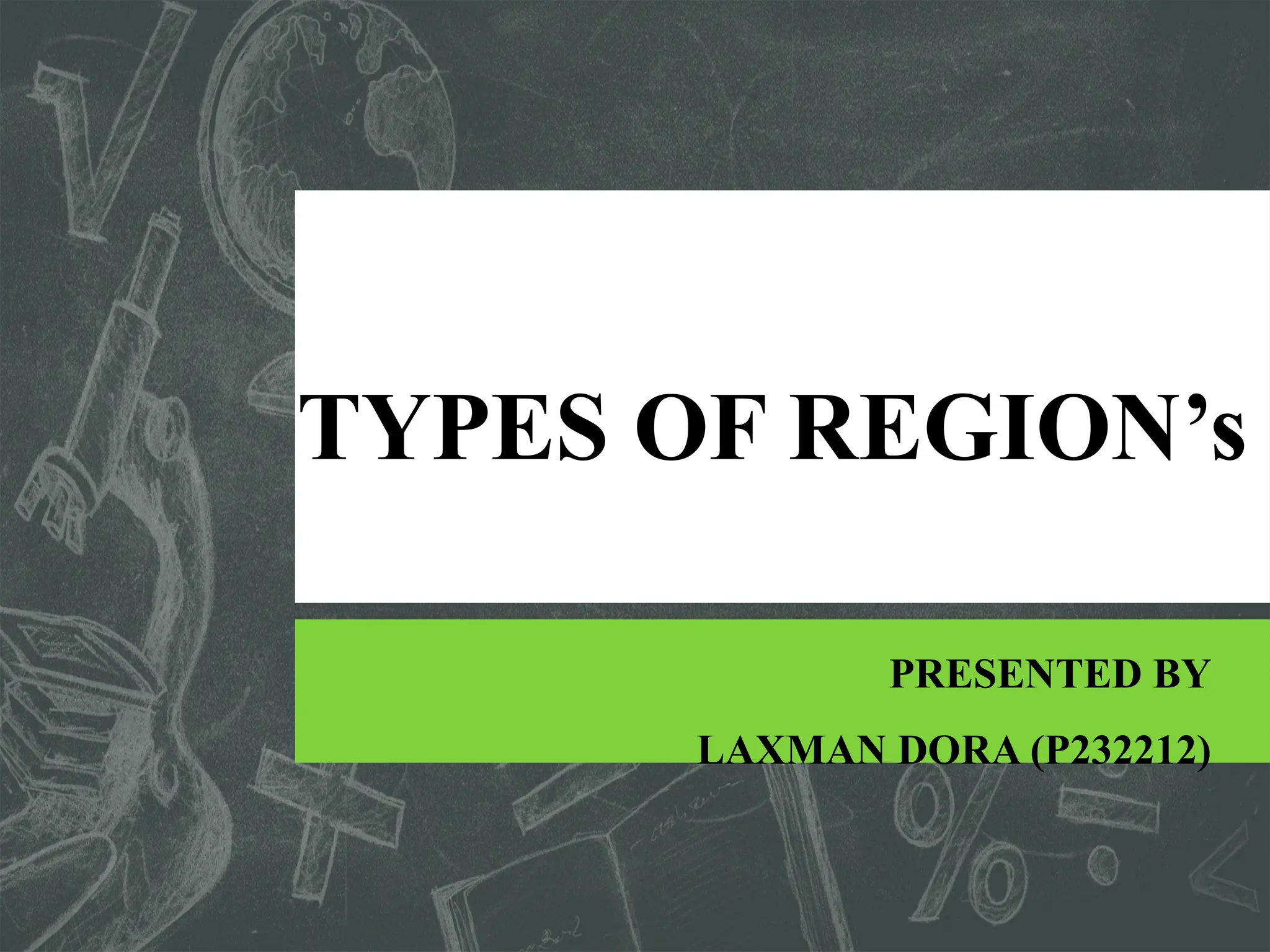 CLASS PRESENTATION ON THE TOPIC TYPES OF REGIONS.pptx