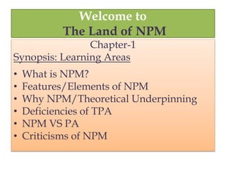 Class presentation chapter one | PPTX